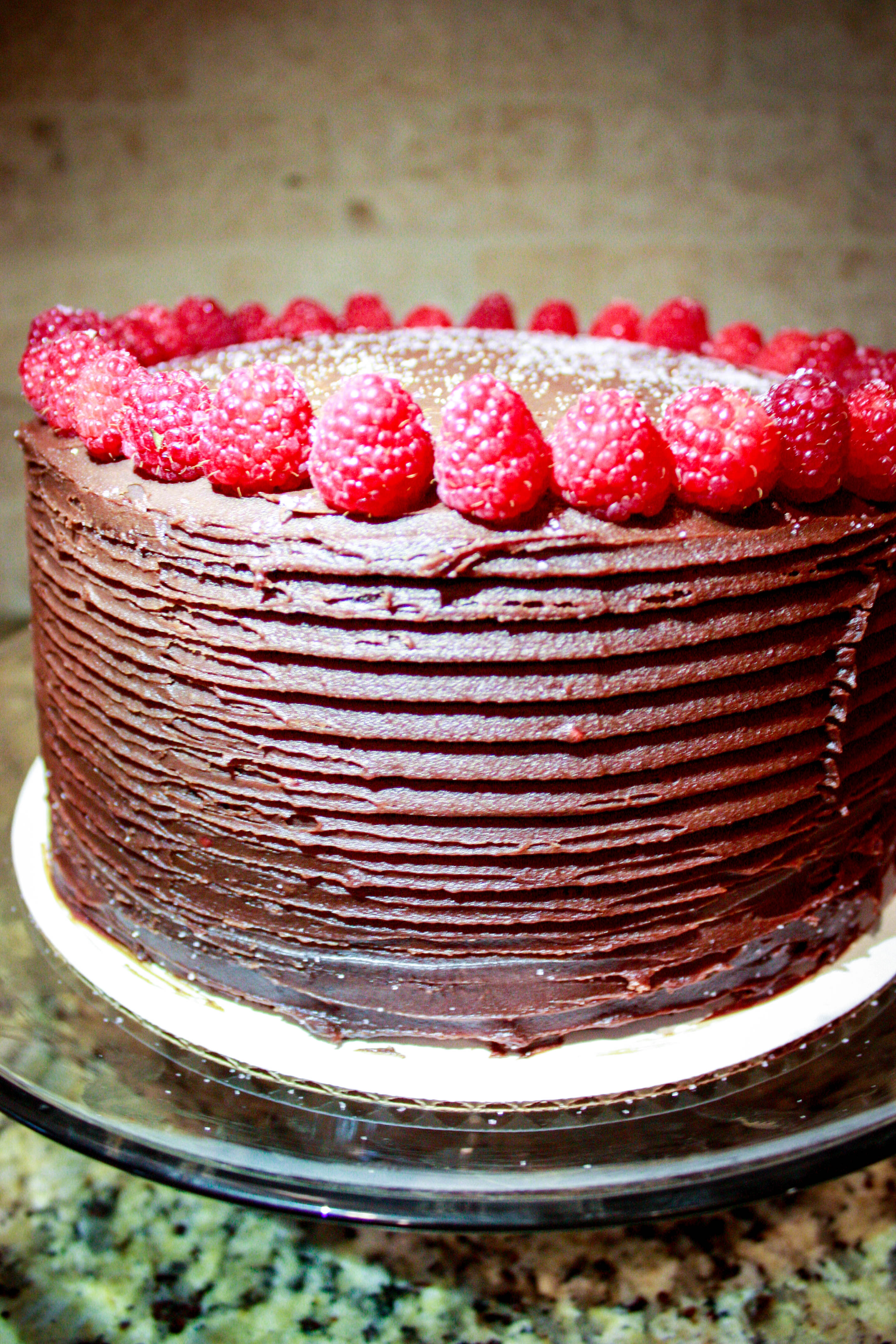 Chocolate Raspberry Ganache Cake | SugarB Cupcakes
