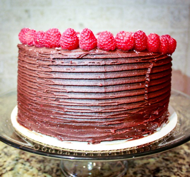 Chocolate Raspberry Ganache Cake | SugarB Cupcakes
